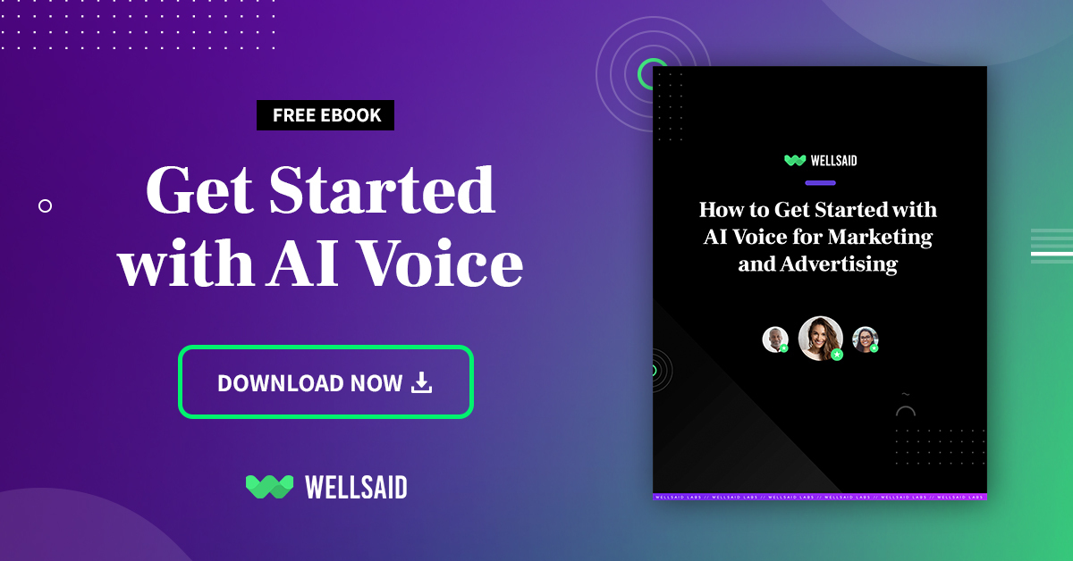 Free Guide: Get Started with AI Voice for Marketing & Advertising